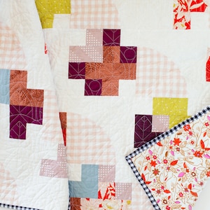 Plus Sign Quilt Pattern Modern Quilt Pattern Modern Plus Quilt ...