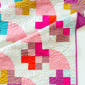 Plus Sign Quilt Pattern Modern Quilt Pattern Modern Plus Quilt ...