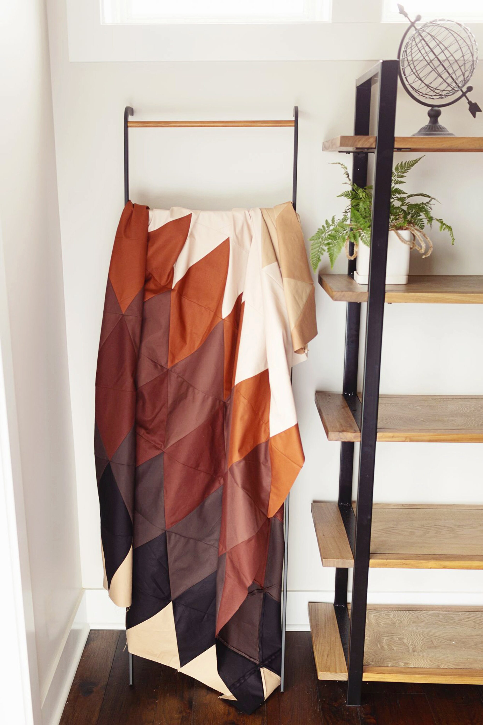 Triangle Quilt Pattern | Modern Quilt Pattern | Beginner Quilt Pattern ...