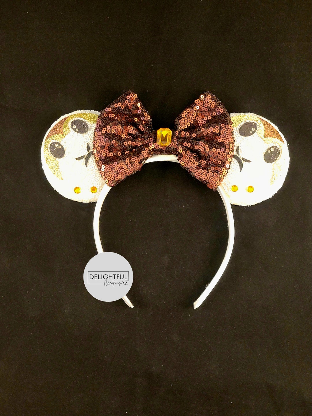 Star Wars Ears, Mickey Ears, BB-8 BB8 Porg R2D2 Choose Your Bow Color ...