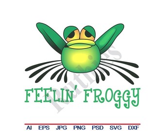 Froggy Svg | Etsy