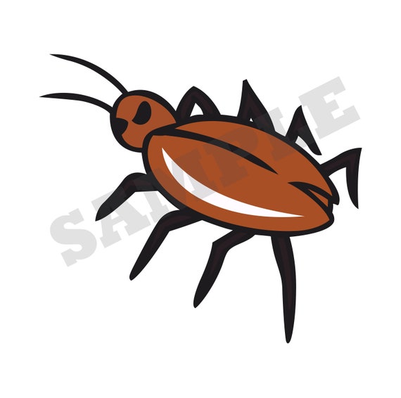 Cockroach SVG DXF Graphic Art Cut Files | Etsy