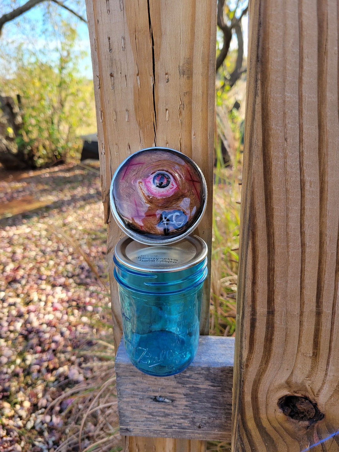 Creepy Monster Evil Eye Stash Jar Halloween Horror - Etsy