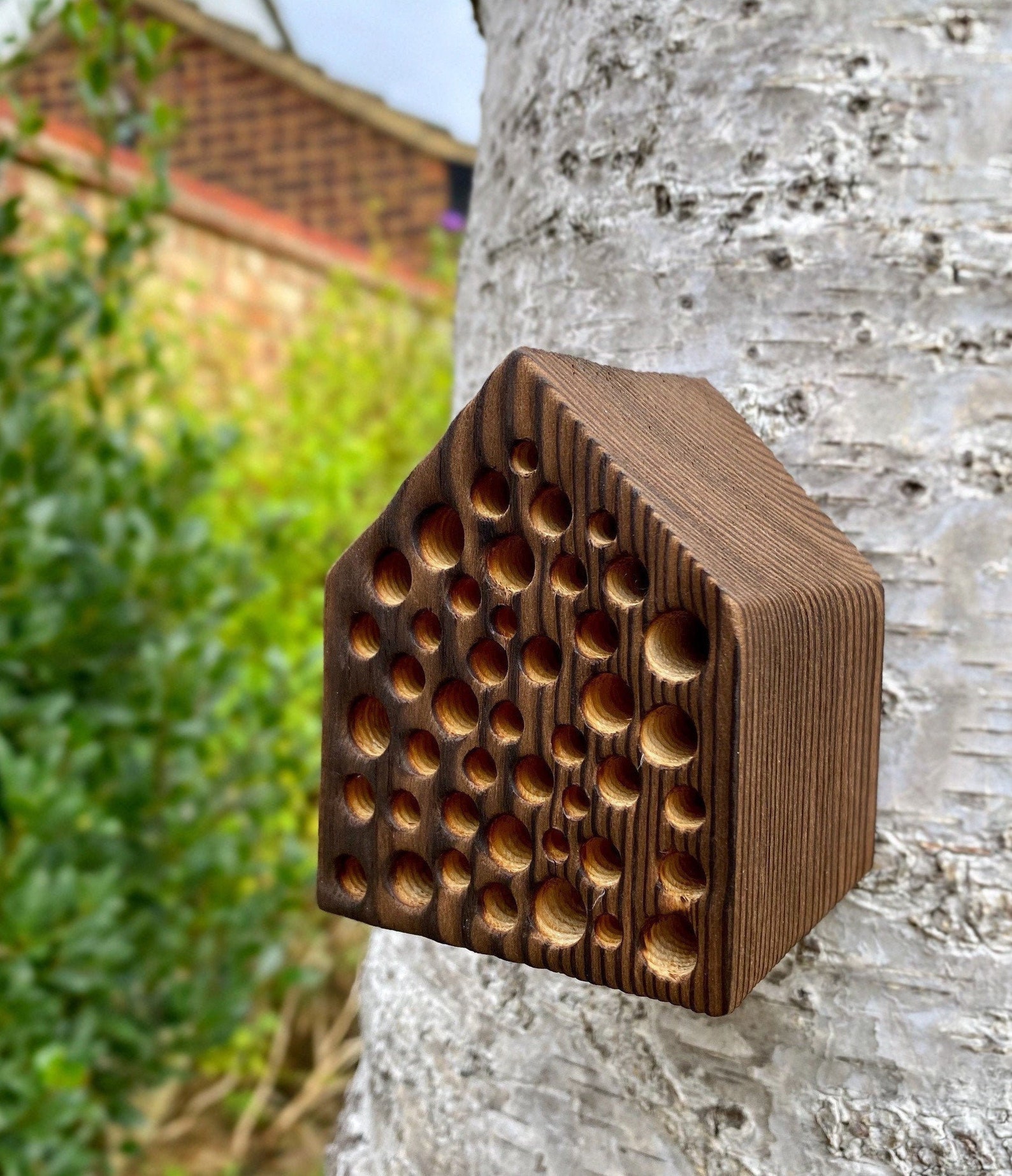 Mini Bee Hotel Mini Bee House Insect Home Garden - Etsy UK