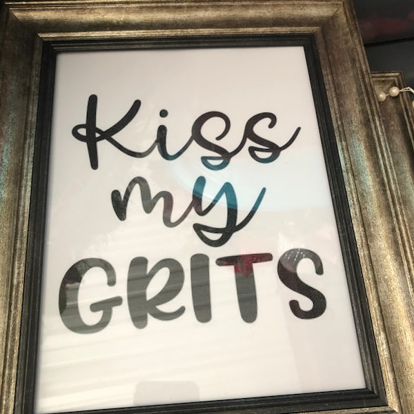 Kiss My Grits - Etsy
