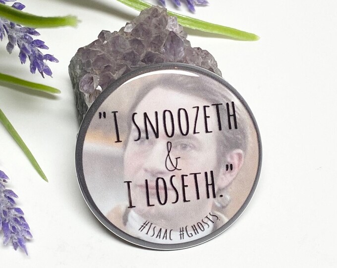 Ghosts Character Button, Isaac Higgentoot Pinback Button, Humorous ...