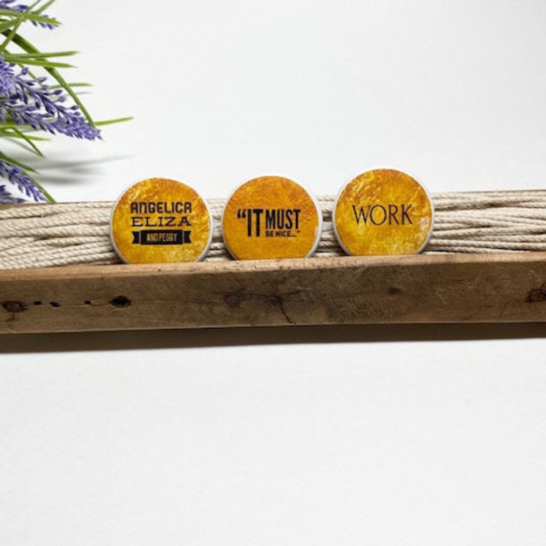 Hamilton Inspired Buttons, Hamilton Inspired Pins, Hamilton Inspired ...