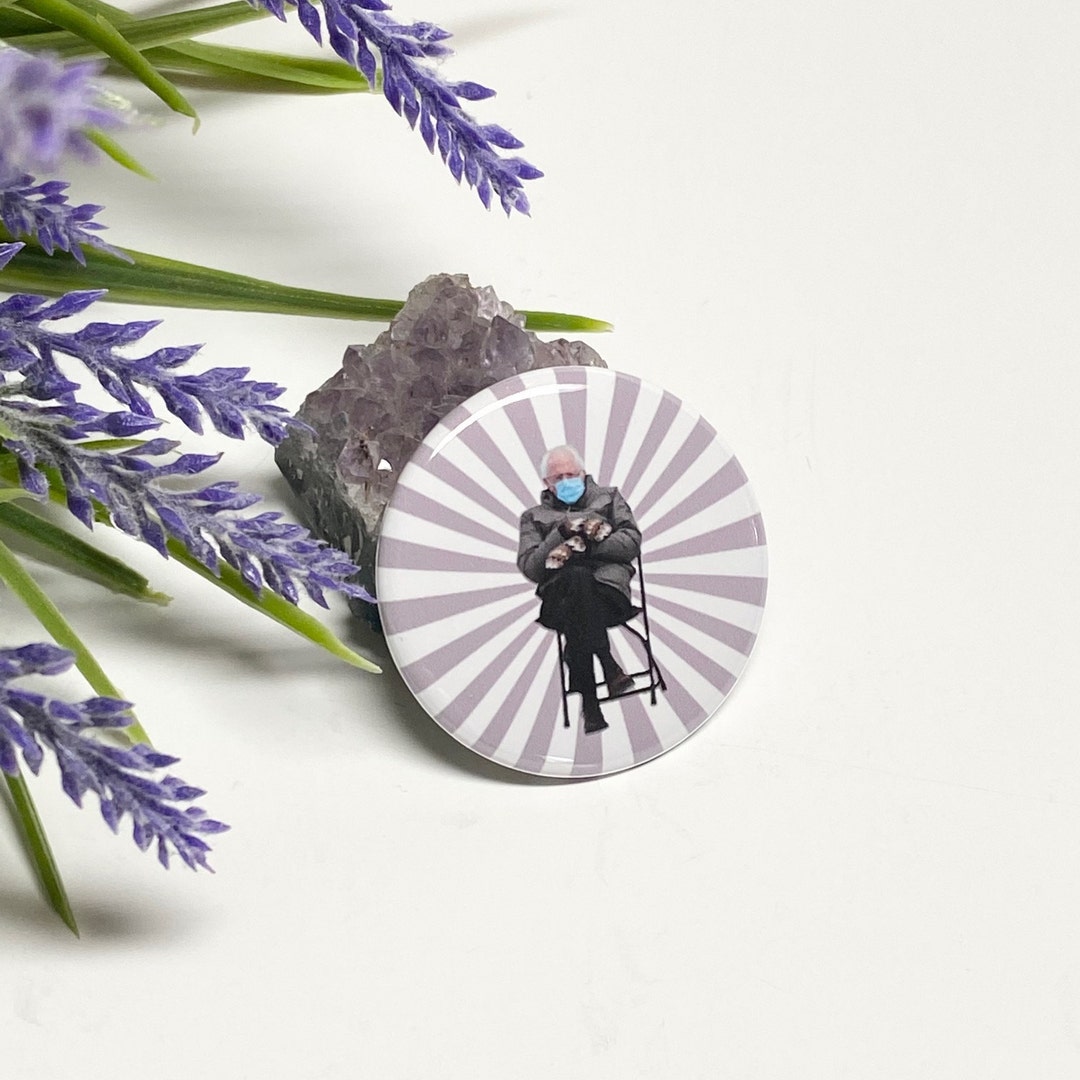 Bernie in Mittens, Bernie in Mittens Button, Bernie in Mittens Pin ...