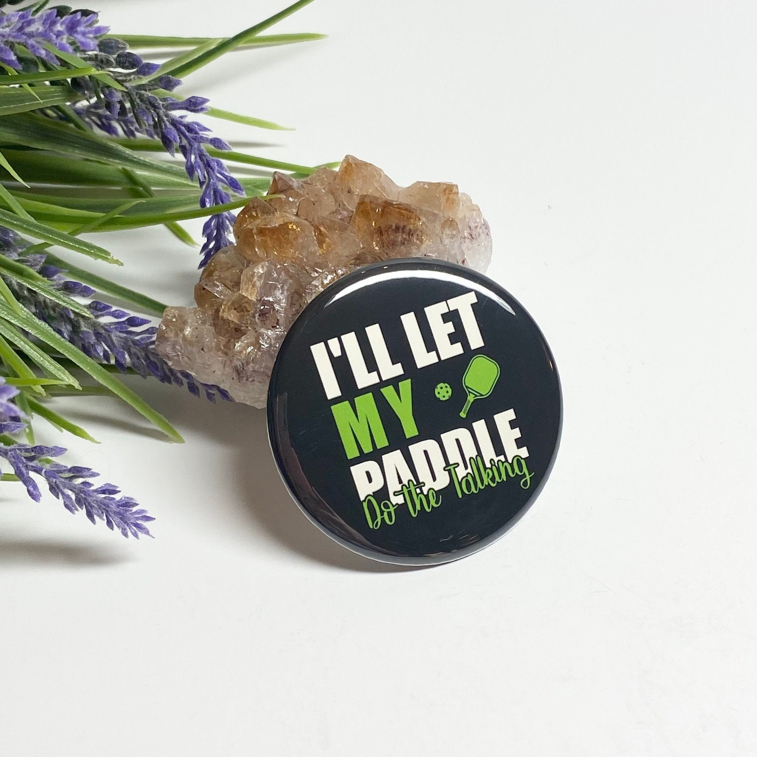 Pickleball Humor Pin Button