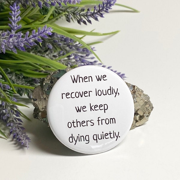 Recovery Pins - Etsy