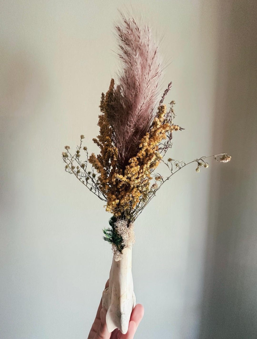 Mystery Bone Bouquet | One of A Kind | Dried Wildflowers | Gifts | Real ...
