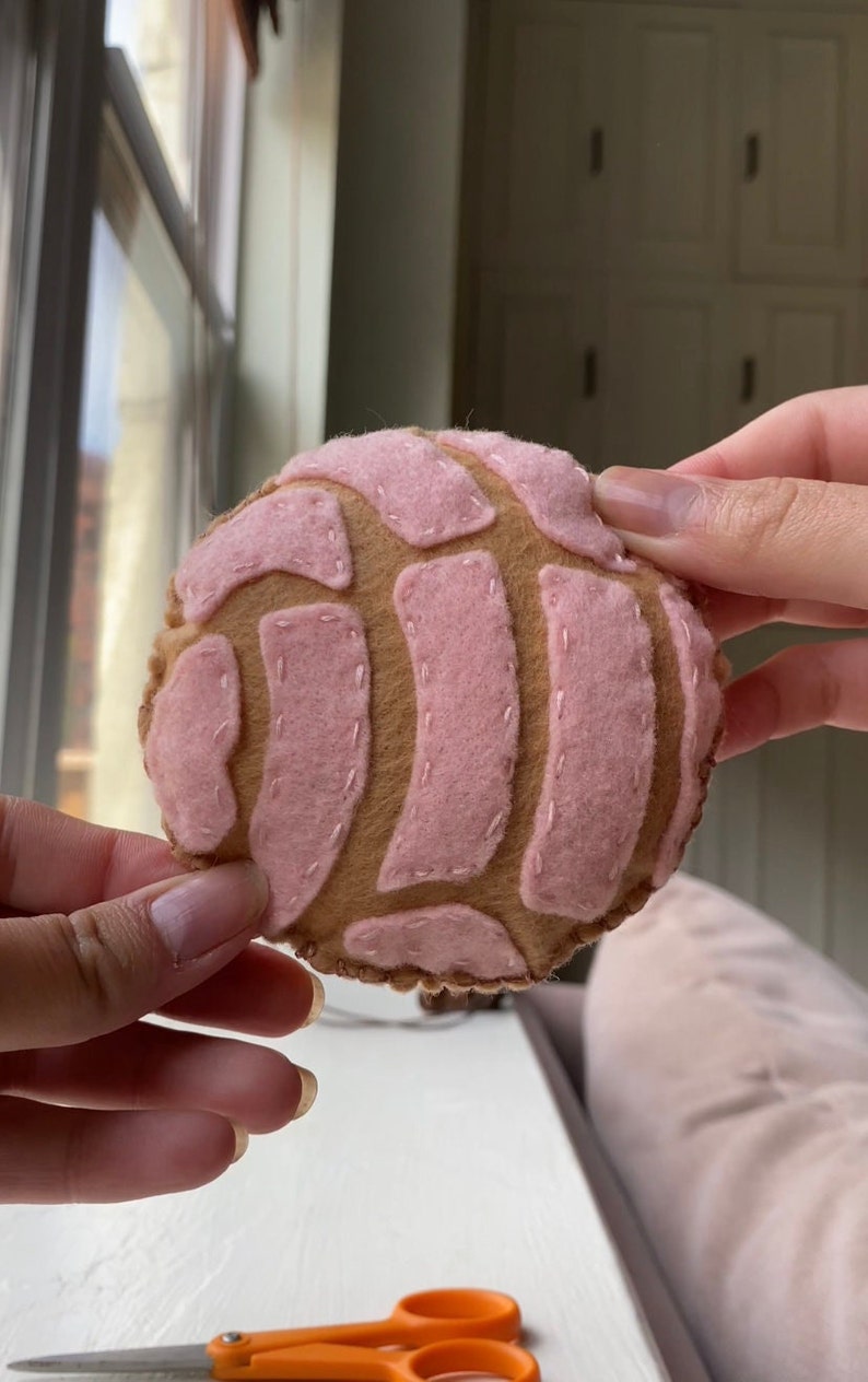 PDF Felt Sewing Concha Pattern, Baked Good Pan Dulce Sewing Pattern ...