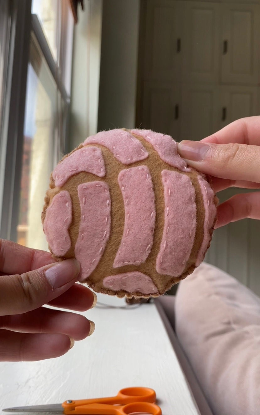 PDF Felt Sewing Concha Pattern, Baked Good Pan Dulce Sewing Pattern ...