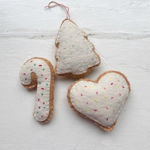 PDF Felt Sewing Christmas Cookie Ornament Pattern, Sewing Pattern, Felt ...