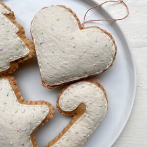 PDF Felt Sewing Christmas Cookie Ornament Pattern, Sewing Pattern, Felt ...