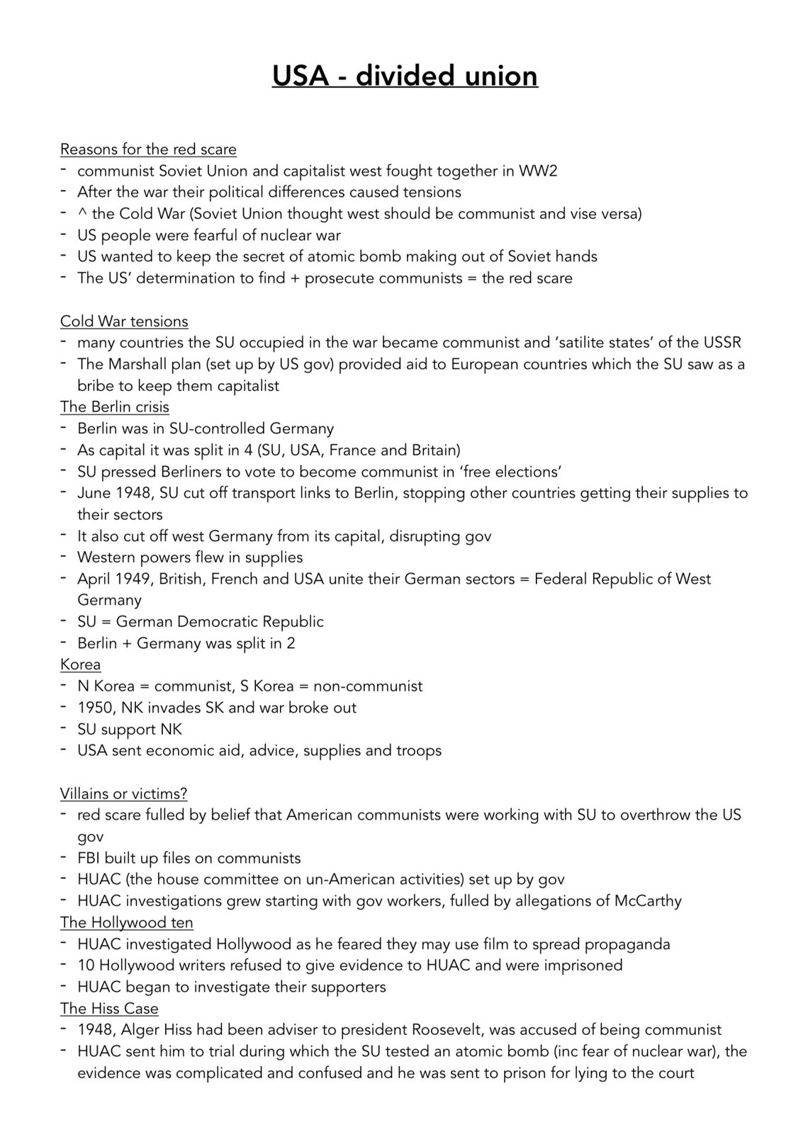 GCSE History Revision Notes Guide Written by a Grade 9/ A* Student - Etsy