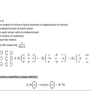 A level Further Maths revision notes guide written by an A | Etsy