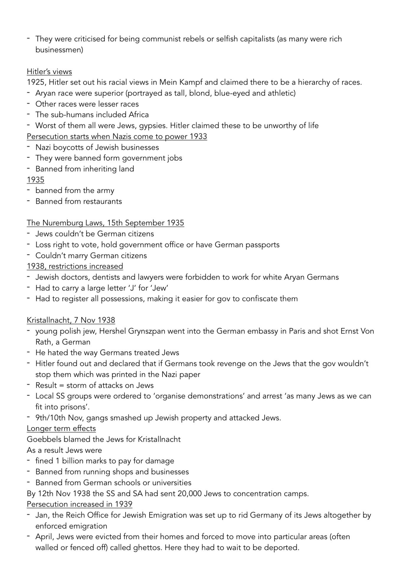 GCSE History Revision Notes Guide Written by a Grade 9/ A* Student ...