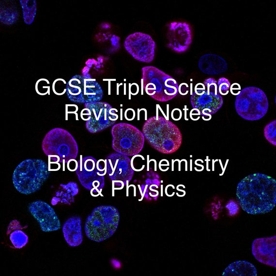 GCSE Triple Science Bundle physics Chemistry & Biology | Etsy