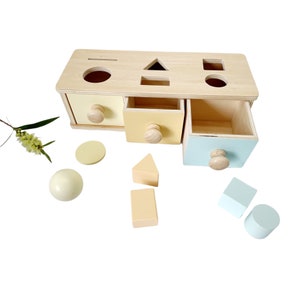 Montessori Object Permanence Ball Push - Etsy