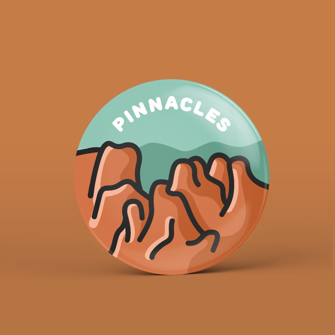 Pinnacles Button Pin National Park - Etsy