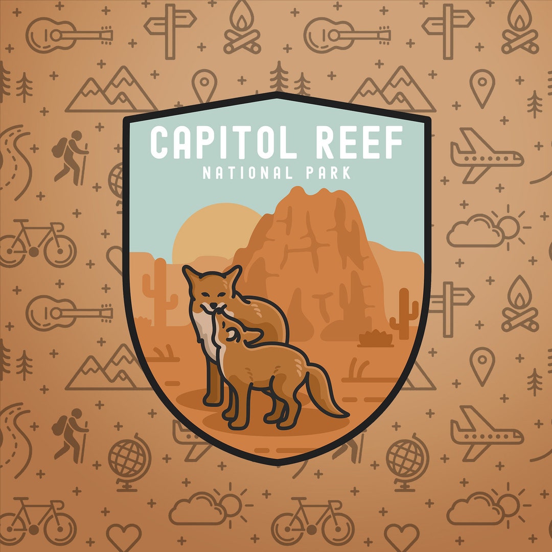 Capitol Reef National Park Sticker - Etsy