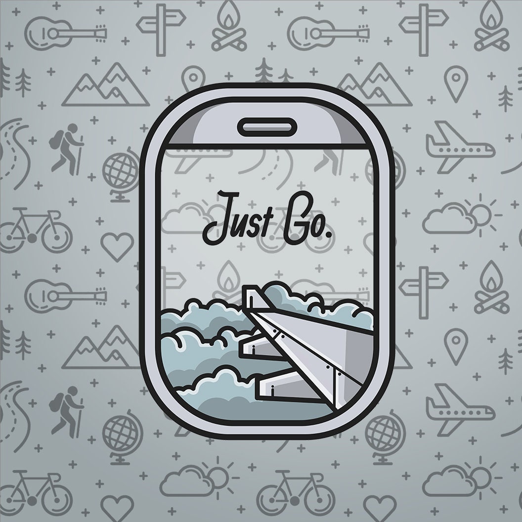 Plane Window Sticker Aviation Sticker Travel Sticker Clear | Etsy