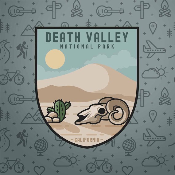 Death Valley National Park Sticker | Etsy