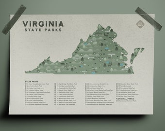 Virginia State | Etsy