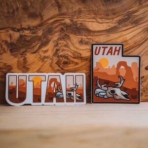 Utah Sticker Pack Travel Stickers - Etsy