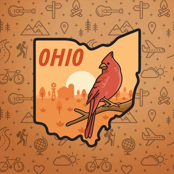 Ohio State Window Stickers - Etsy