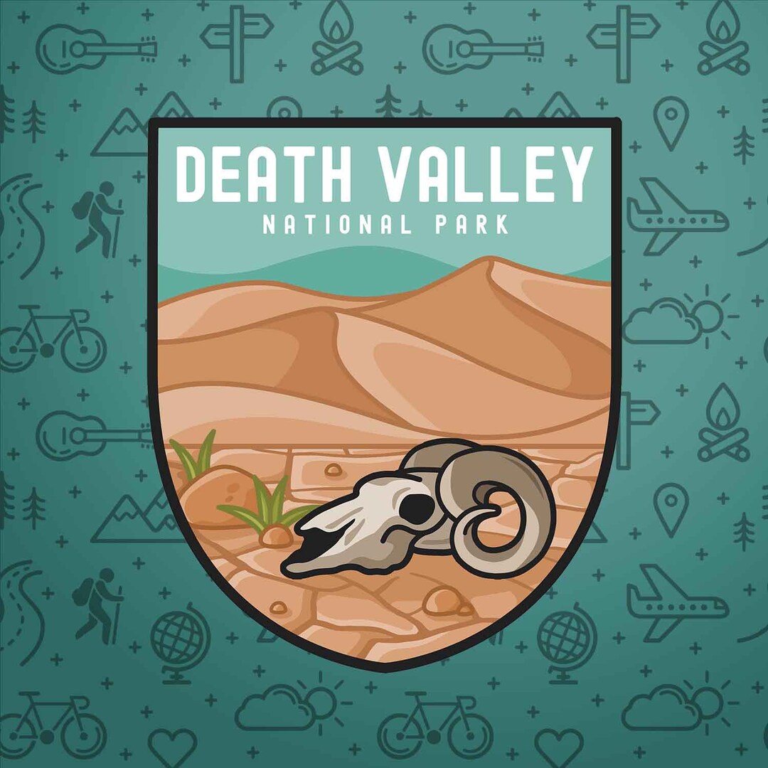 Death Valley National Park Sticker - Etsy