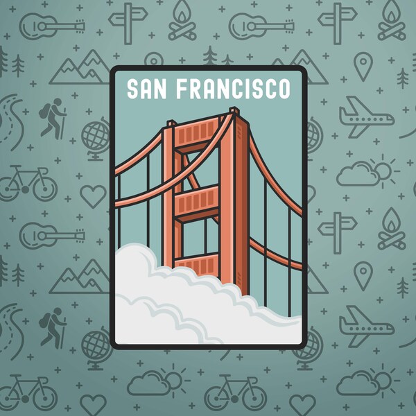 San Francisco Decal - Etsy