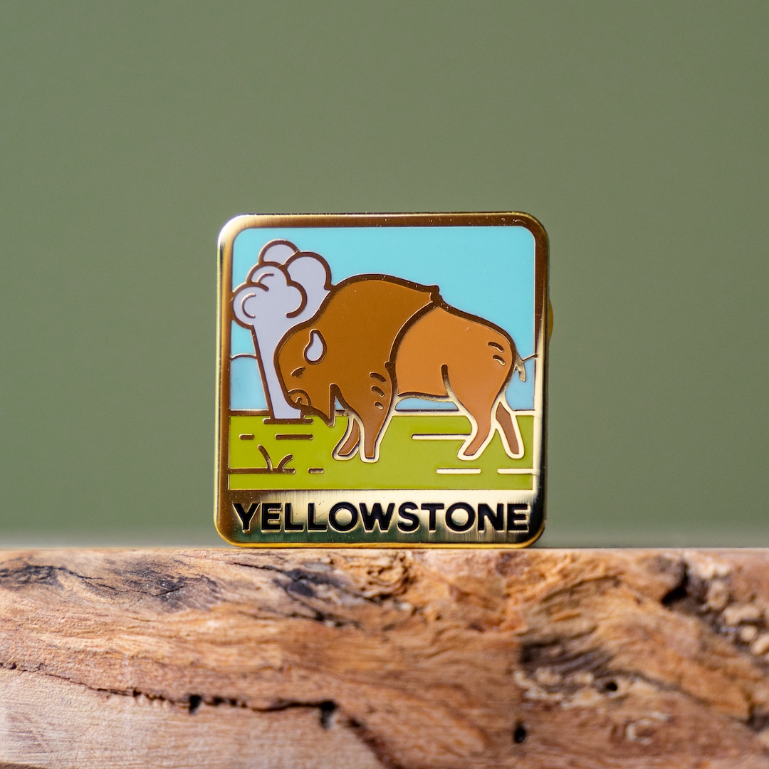 Yellowstone National Park Pin Enamel Pin - Etsy