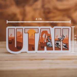 Utah Sticker Pack Travel Stickers - Etsy