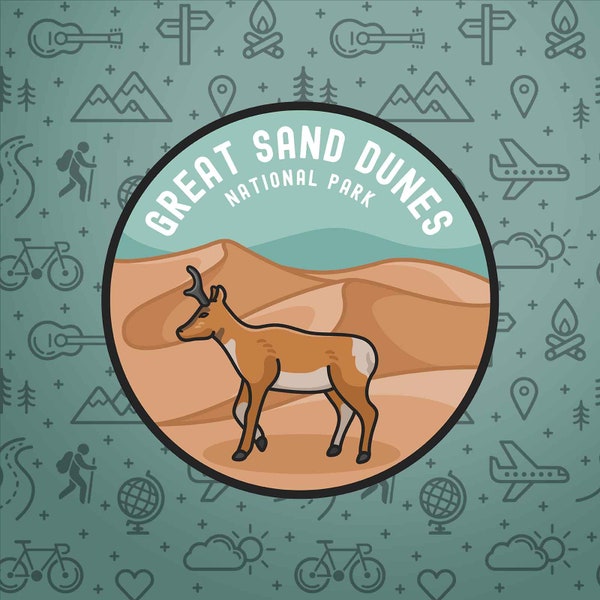 Great Sand Dunes National Park Sticker - Etsy