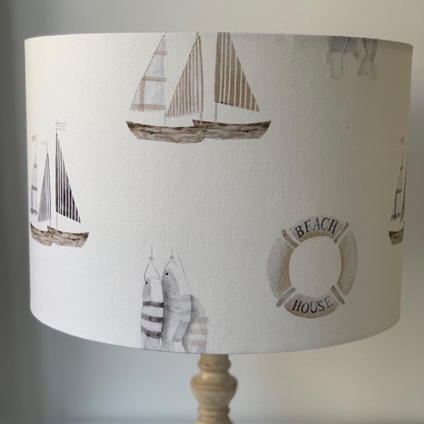Coastal Lampshade - Etsy