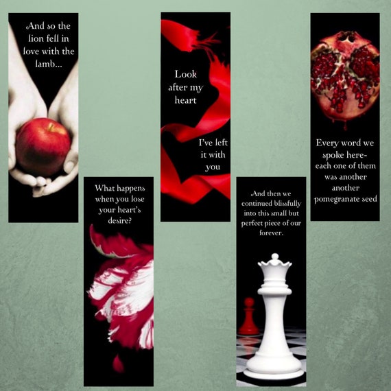 Twilight Saga: Book Cover Laminated Bookmarks | Etsy