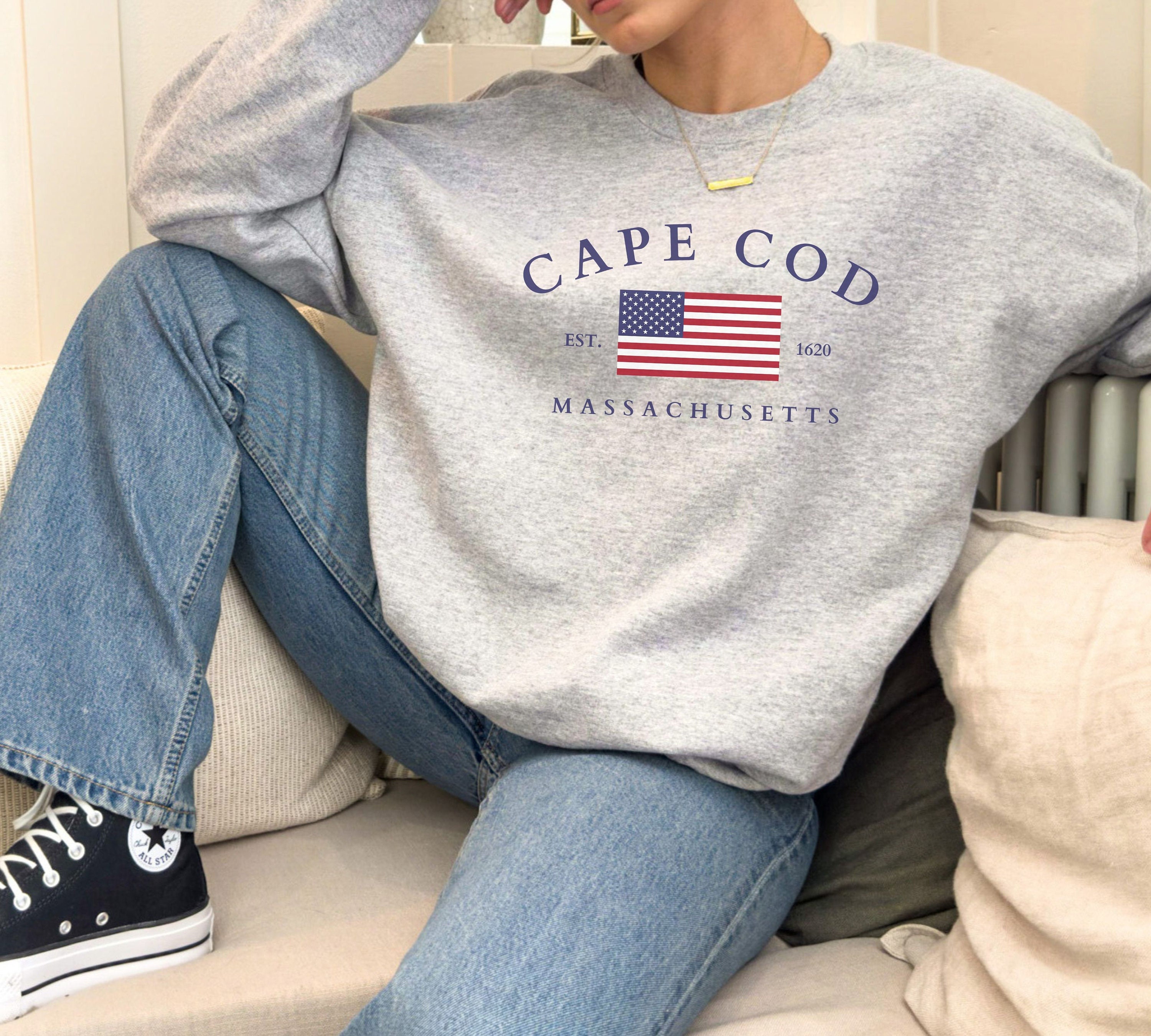 CAPE COD Massachusetts Sweatshirt, Unisex Heavy Blend™ Crewneck ...