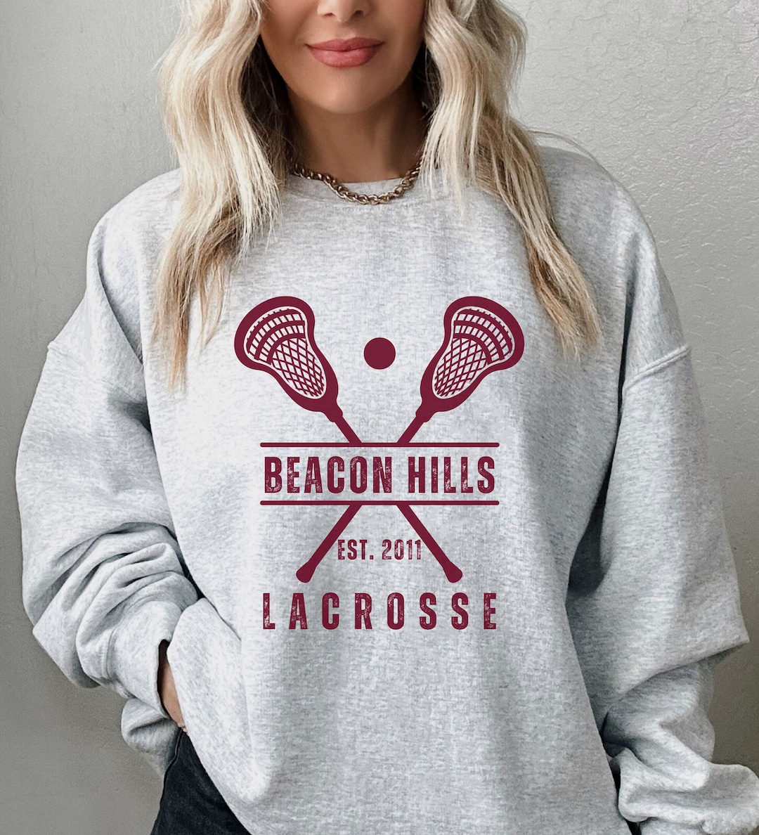 BEACON HILLS Lacrosse, Unisex Heavy Blend™ Crewneck, Teen Wolf ...