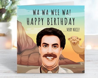 Borat Greeting Card - Etsy UK