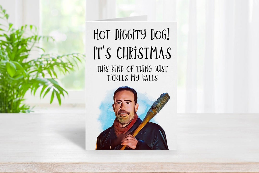 The Walking Dead Christmas Card Walking Dead Negan Christmas - Etsy Canada