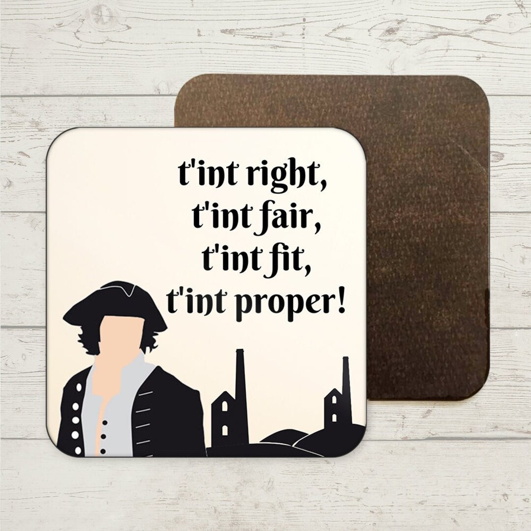 Ross Poldark Coaster, Drink Coasters, Poldark Gift, Poldark Fan ...