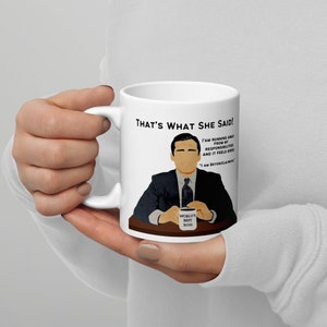 Michael Scott Mug, the Office TV Show, the Office Mug, Michael Scott ...