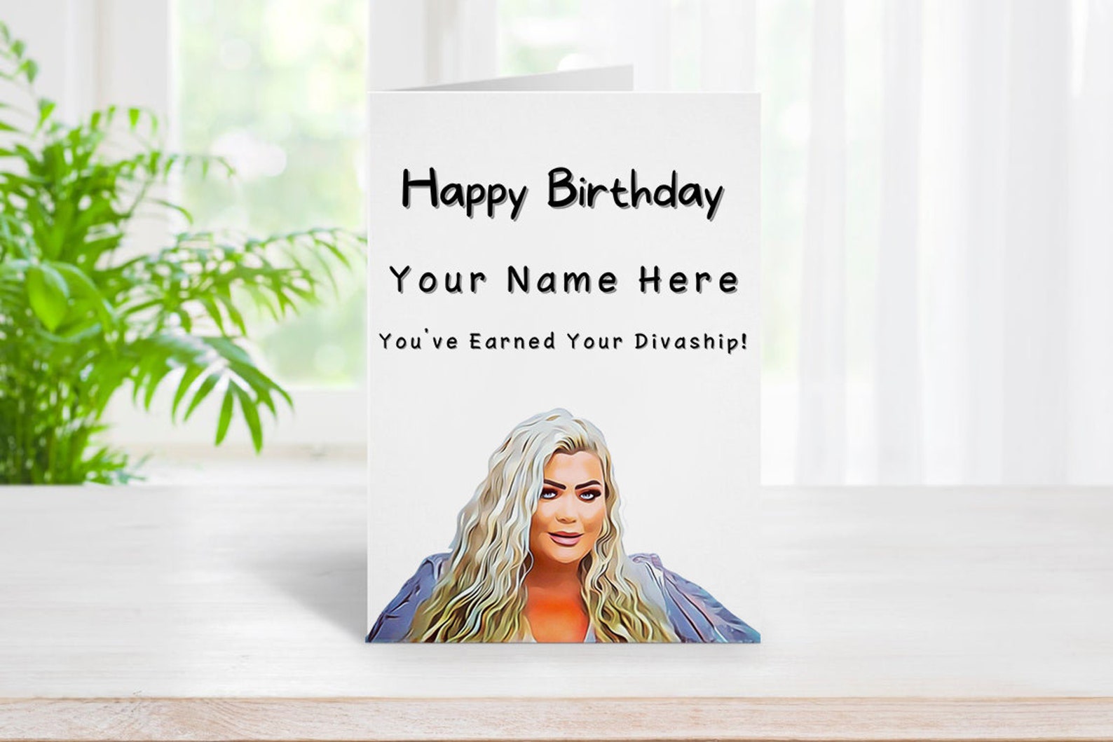 Custom Gemma Collins Birthday Card Gemma Collins Gift Gemma | Etsy UK