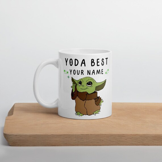 Custom Yoda Best Mug Personalized Yoda Best Coffee Mug Long | Etsy UK