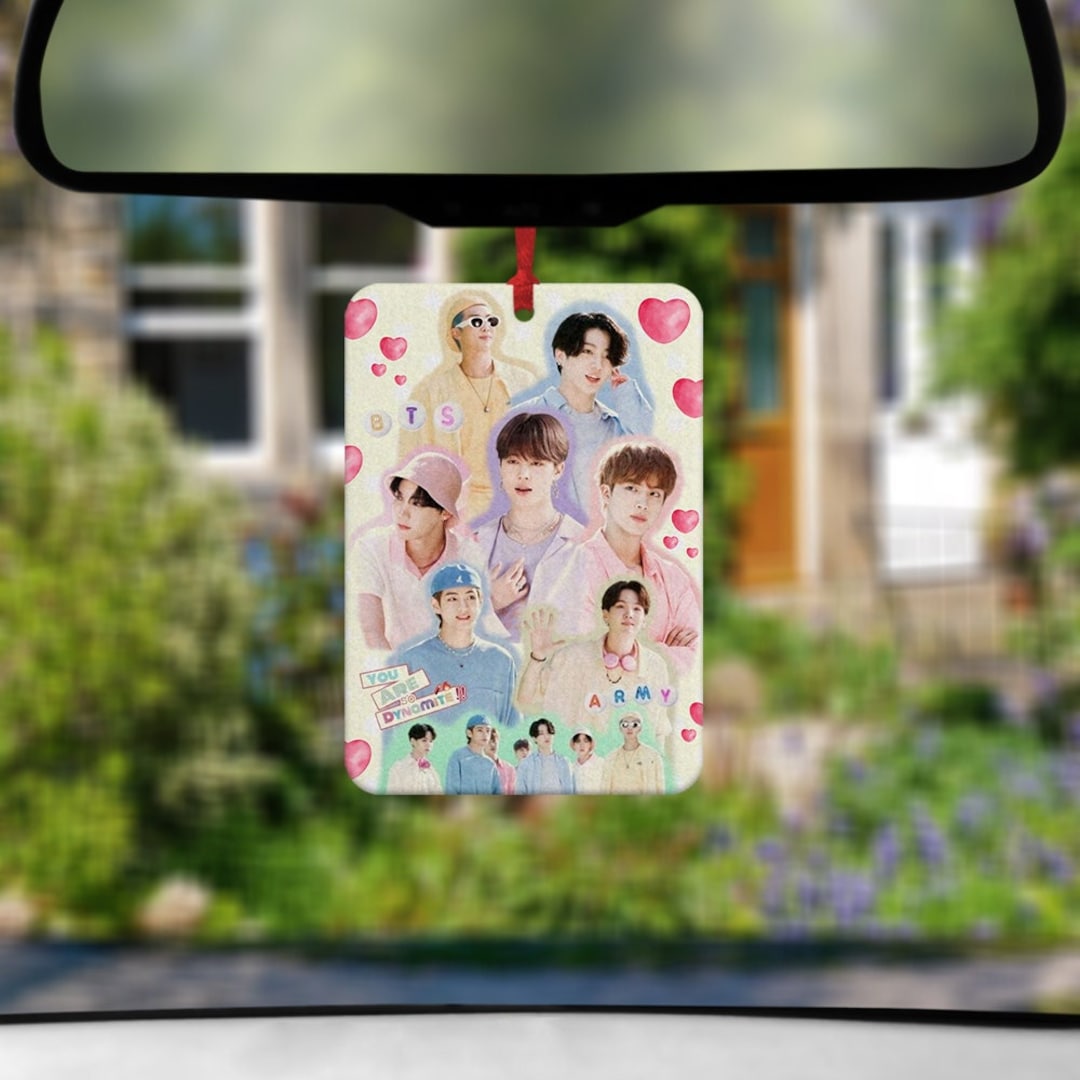 BTS Army Car Freshener, BTS Dynamite Air Freshener, Bangtan Sonyeondan ...