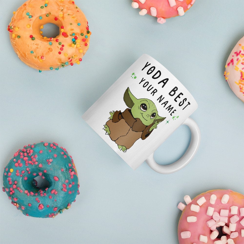 Custom Yoda Best Mug Personalized Yoda Best Coffee Mug Long | Etsy UK