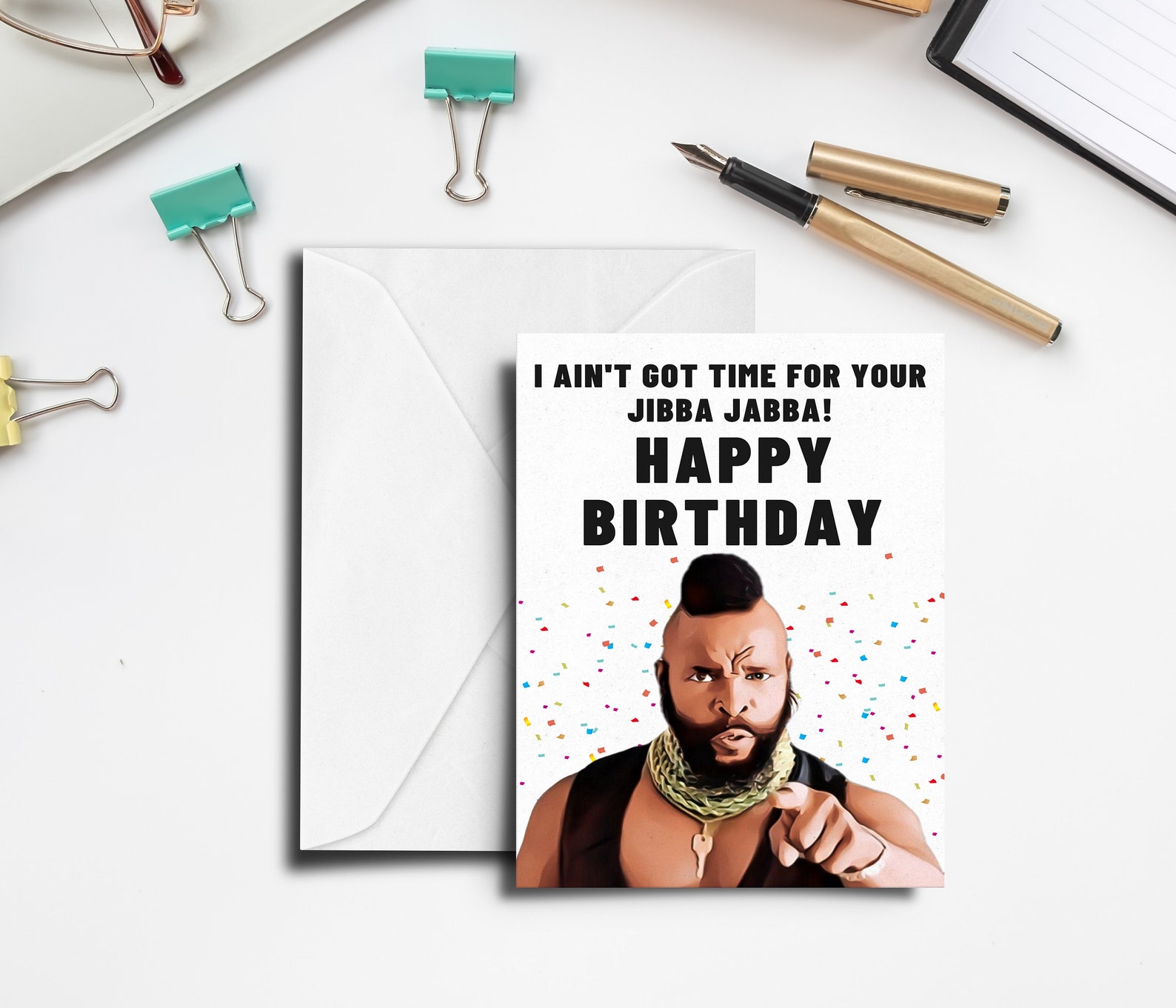 Mr T Birthday Card BA Baracus Bday Card Mr T Quote Birthday | Etsy