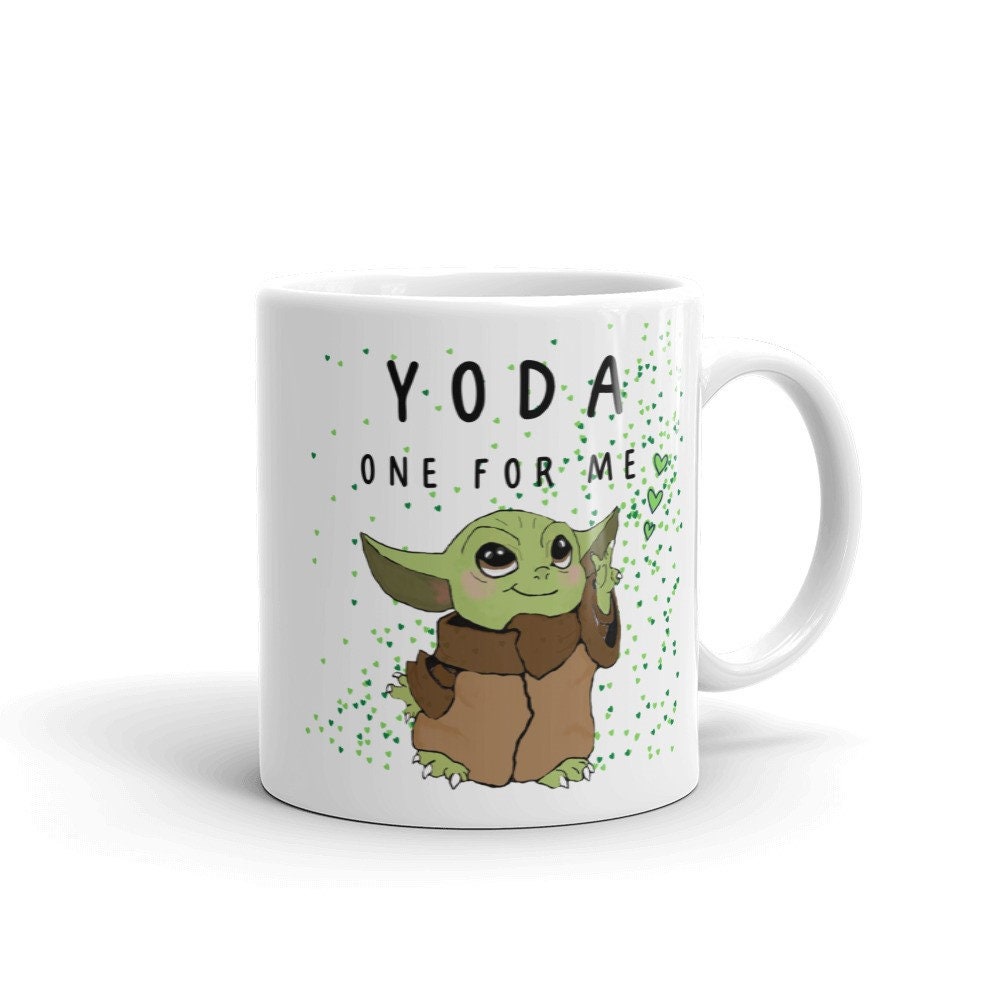 Yoda One for Me Mug Yoda Best Coffee Mug Relationship Mug | Etsy
